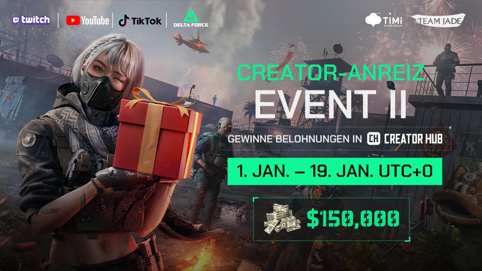 Event I Neues Creator-Event läuft!