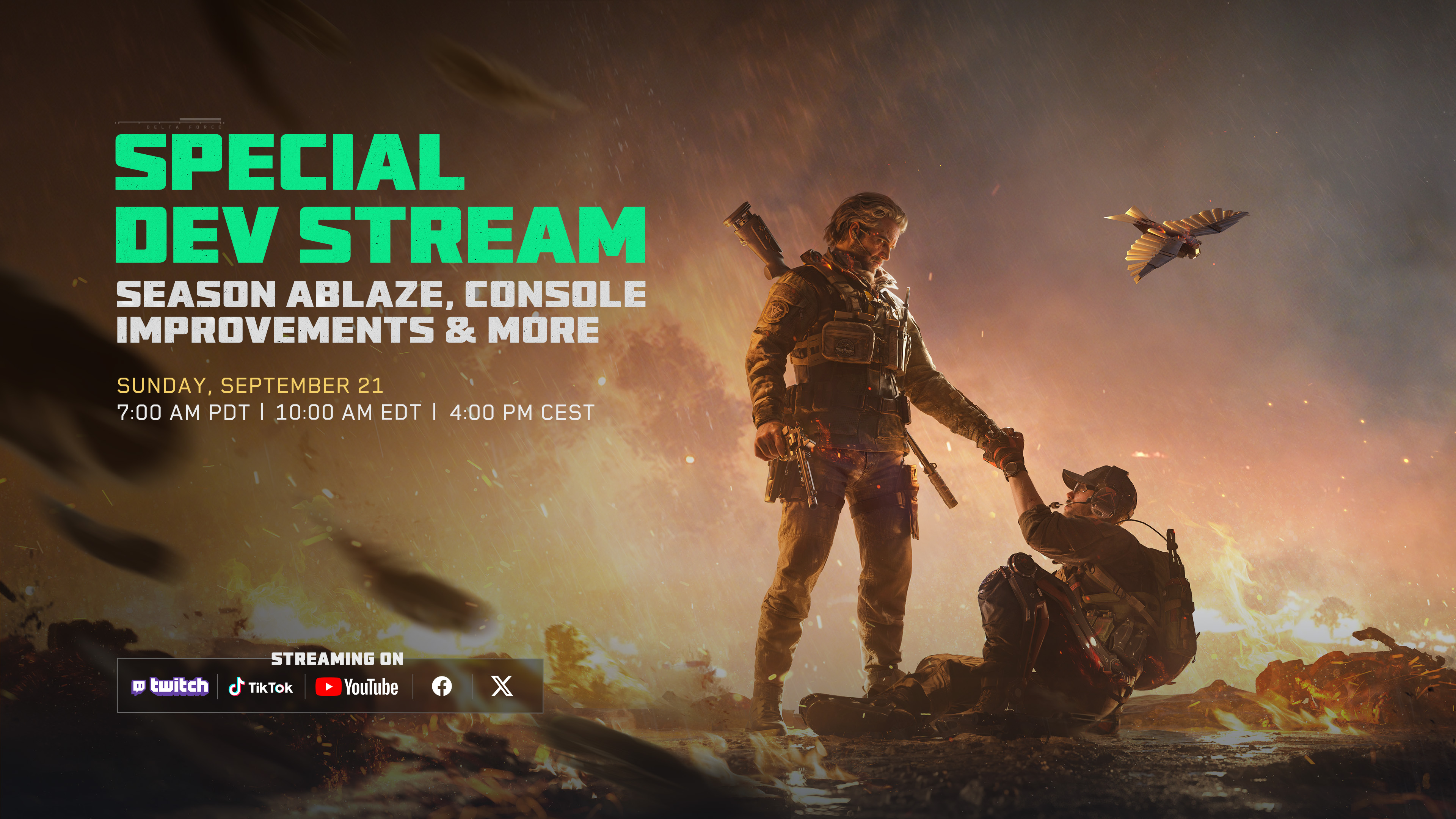 Sehen Sie sich den Vorschau-Livestream der Saison "Glühender Krieg" an